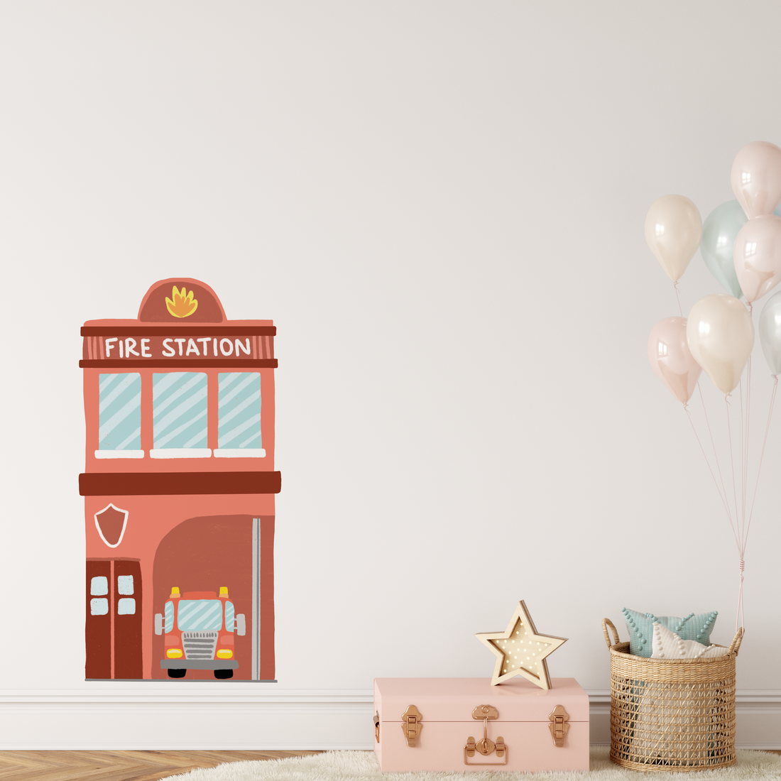 Fire Station Decal – WalleryCo Guatemala