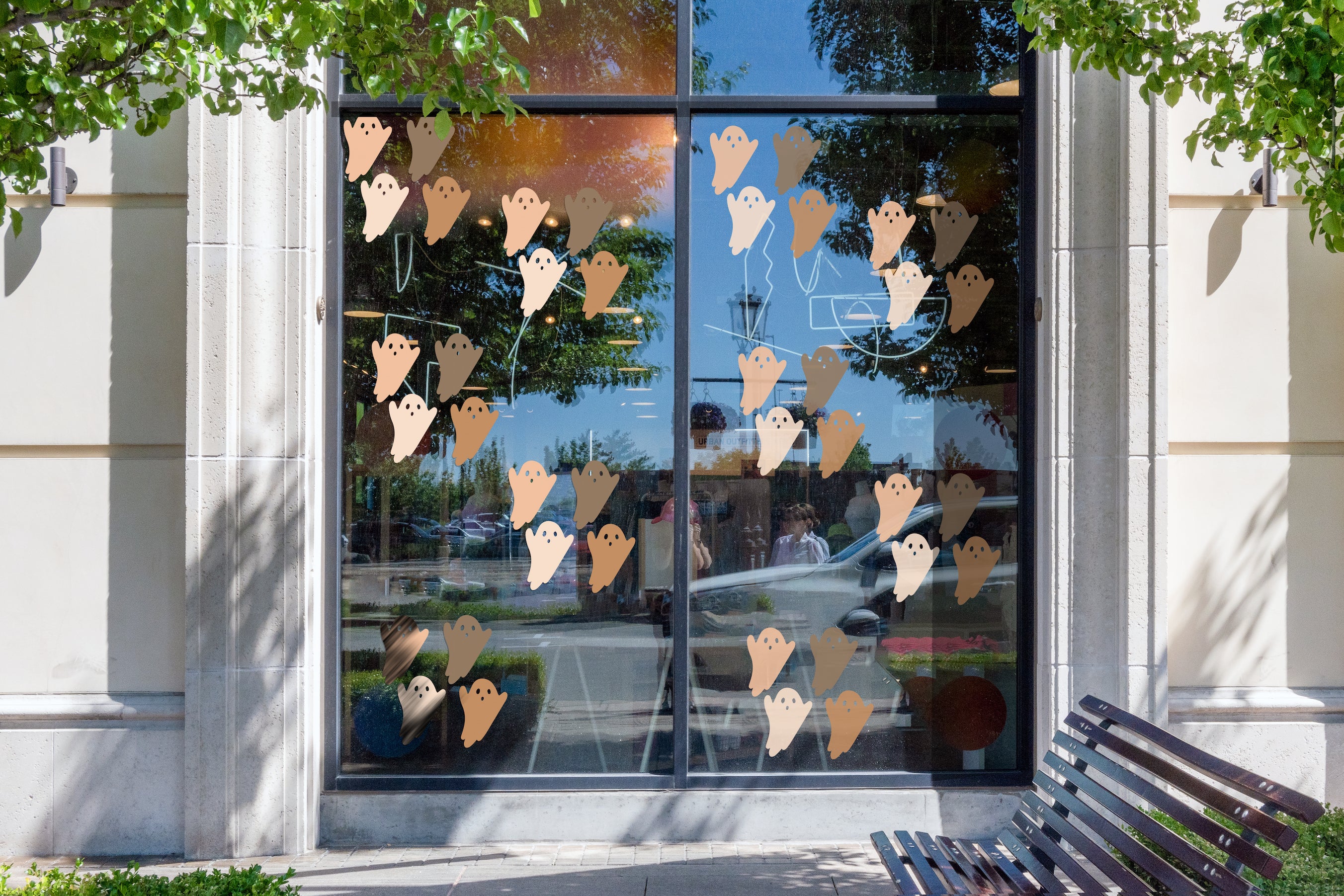 Not so scary Ghost - Decal para Ventana – WalleryCo Guatemala